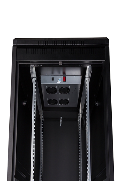 20U 600X600 19´ TERMOSTATLI 2´ Lİ FANLI RACK KABİN